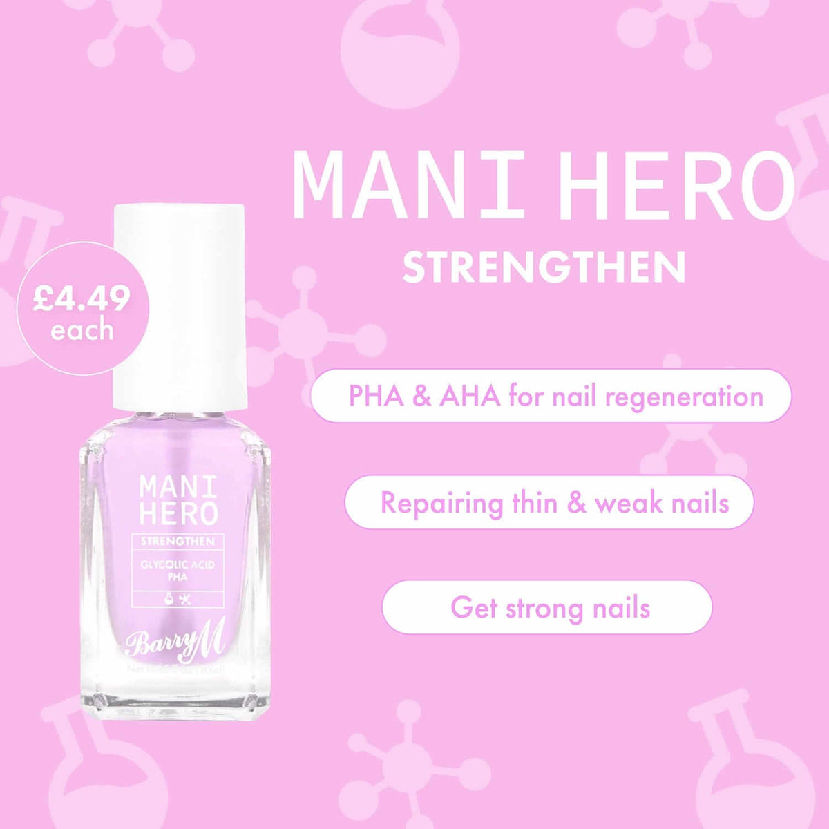 Mani Hero Nail Treatment | Strengthen – Barry M
